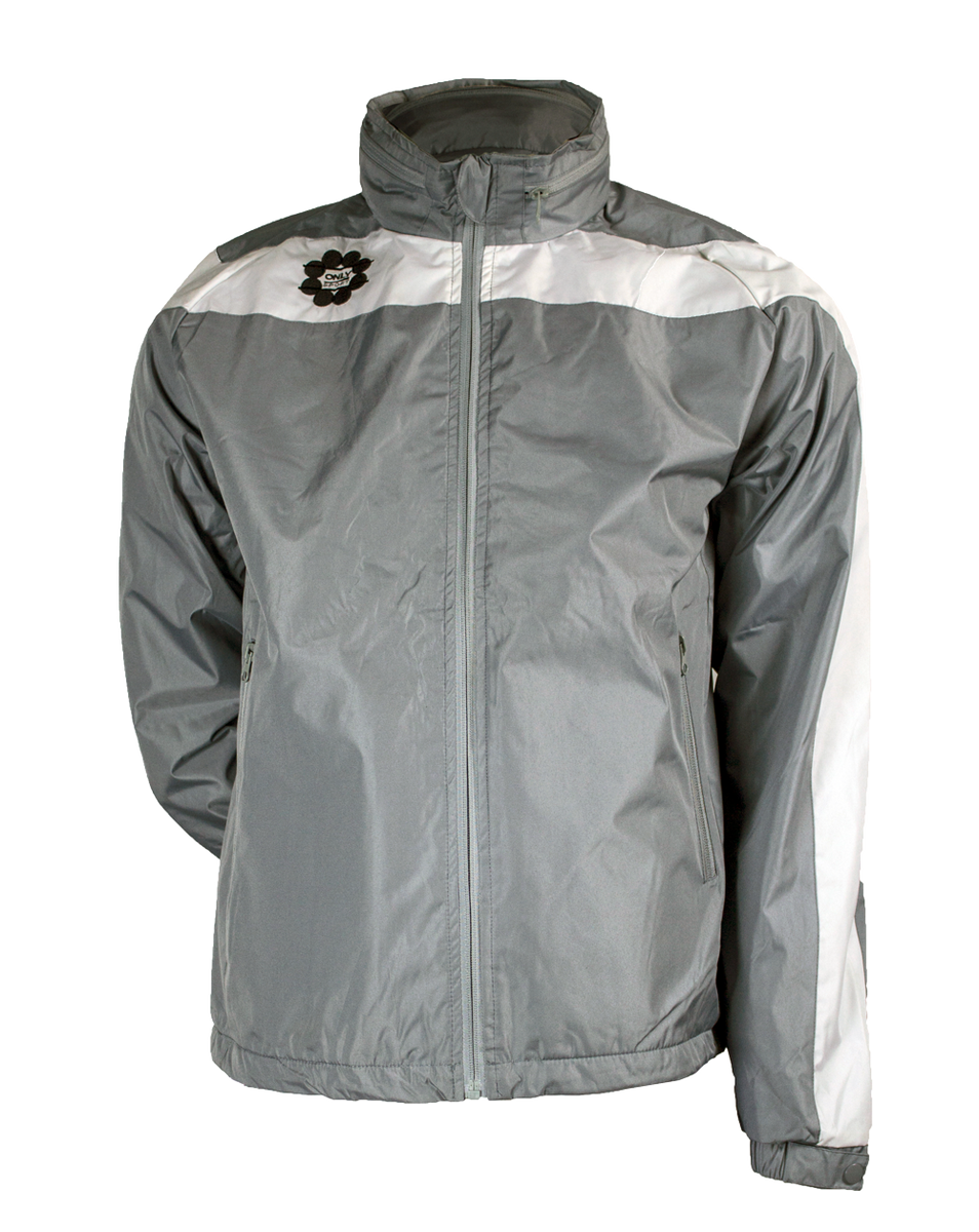 Players Jacket - Grey/White – Only Sport